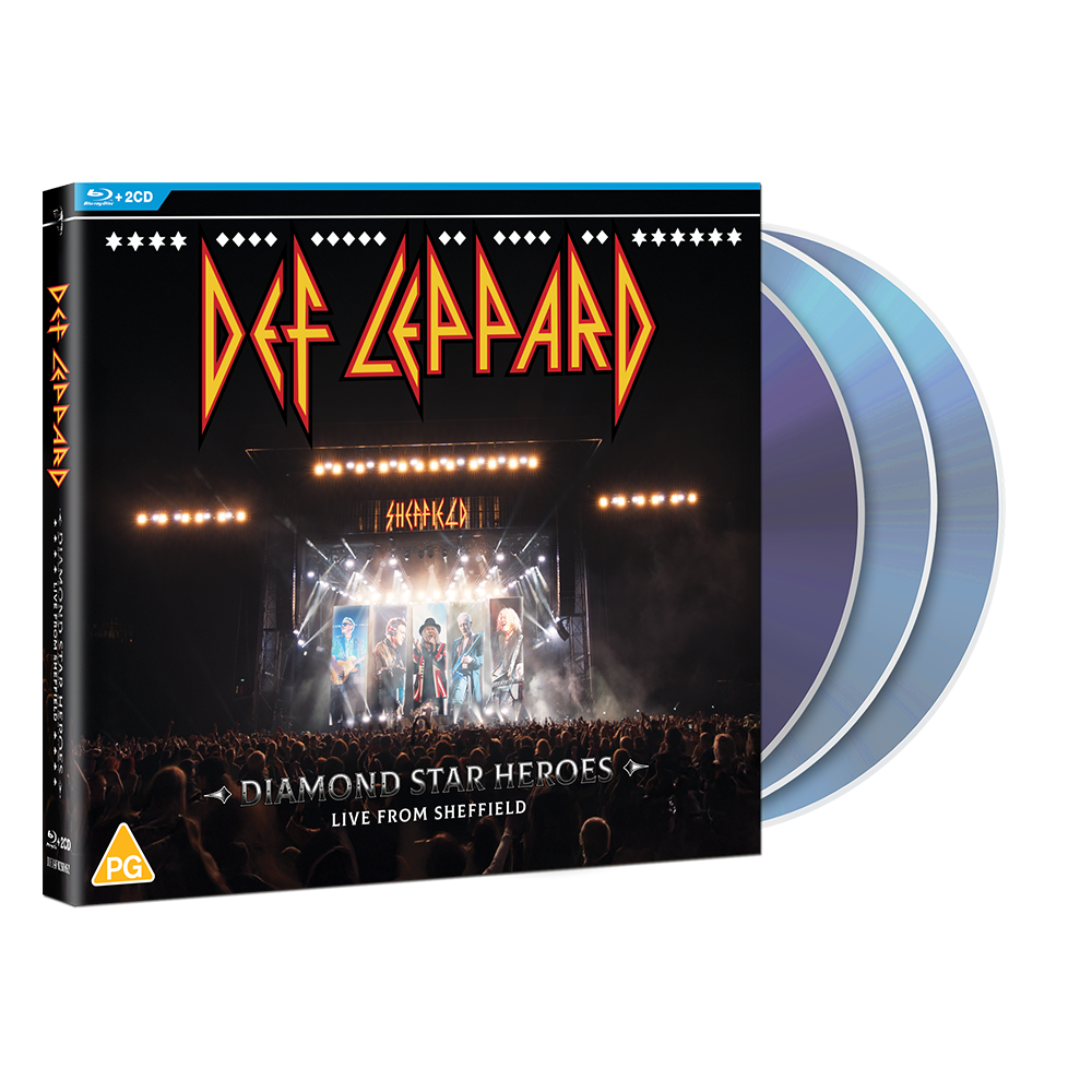 Def Leppard: Diamond Star Heroes Live From Sheffield Blu-ray+2CD ...